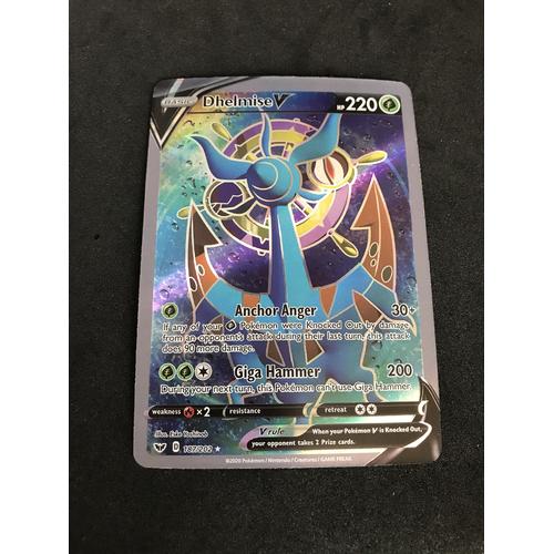 Jual Kartu Pokemon TCG V Series Sword & Shield Basic Dhelmise V - Kota ...