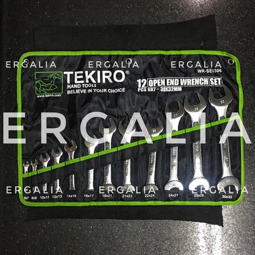 Jual Tekiro Open End Wrench Set Kunci Pas Set 12 pcs (6-32 mm) - Kota ...