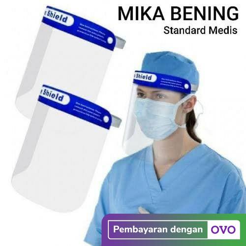 Jual APD Medis Face Shield Safety Pelindung Muka Wajah Kuat Tebal ...