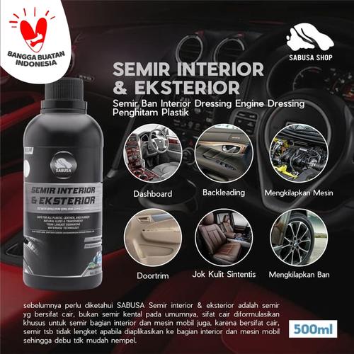 Jual Semir Pengkilap Dressing Ban Interior Mesin Mobil Motor SABUSA ...