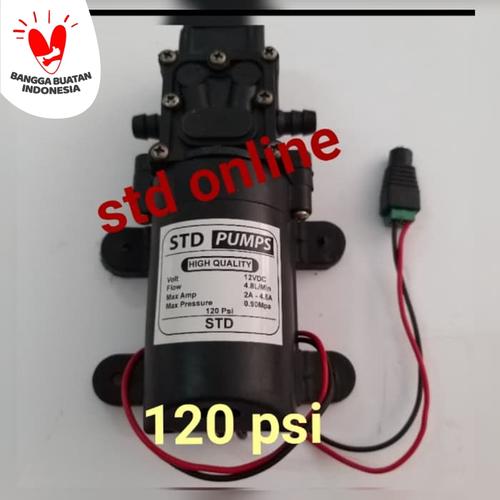 Jual PUMP STEAM DC 12V POMPA AKI 12V UTK CUCI STEAM DINAMU 120 PSI ...