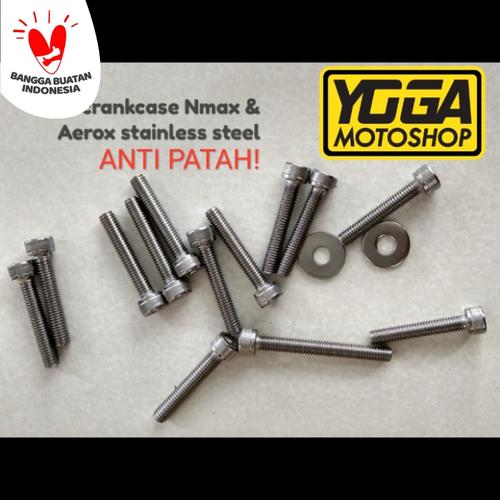 Jual Baut crankcase Nmax & Aerox Stainless steel! ANTI PATAH! - Jakarta ...