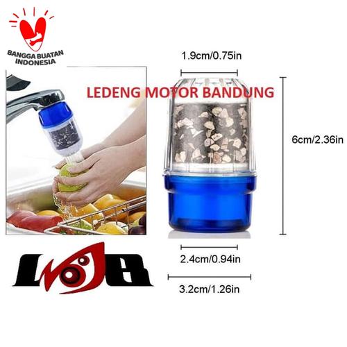 Jual Water Filter Saringan Keran Air Ledeng Kran Saring Kotor Universal ...