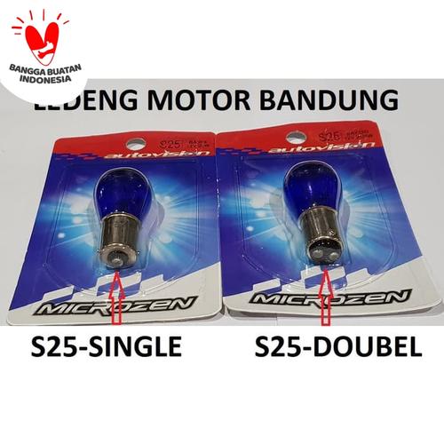 Jual S25 Autovision Microzen Natural Bohlam Rem Sen Senja Lampu Mobil ...