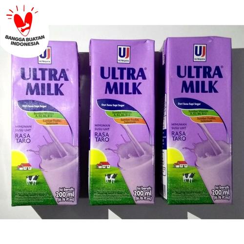 Jual SUSU ULTRA MILK (UHT) Susu Ultra 200 ml Ultra Taro - Kota Bandung ...