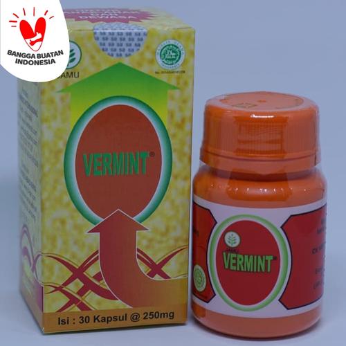 Jual Ekstrak cacing obat Vermint / vermin u/ tipes / typus 30 kapsul ...