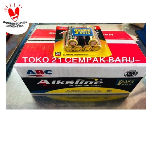 Jual ABC Alkaline AA isi 4 PCS - 1 BOX isi 12 PACK |Batu Baterai ...