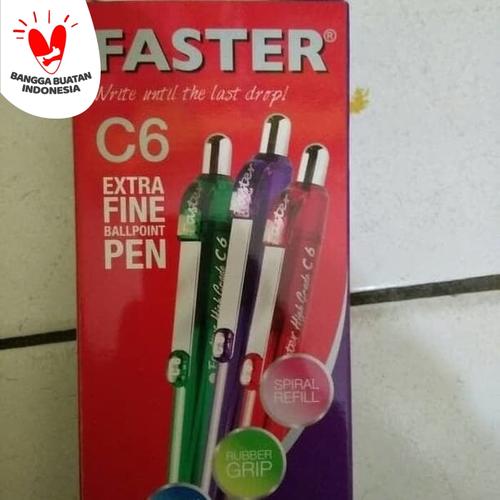 Jual pulpen faster C6 1 pack isi 12 - Jakarta Selatan ...