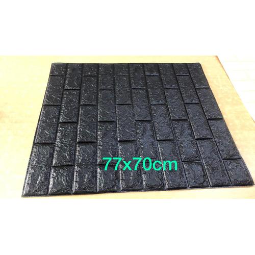Jual Wall Foam Brick Batu bata 3D Hitam - Kota Bekasi - wallpaper pusat ...