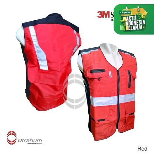 Jual Rompi Kerja Safety K3 Biru Orange Merah Yellow Fluo Orange - Merah ...