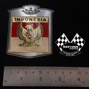 Jual emblim logo car badge vespa tameng garuda bendera indonesia - Kota ...