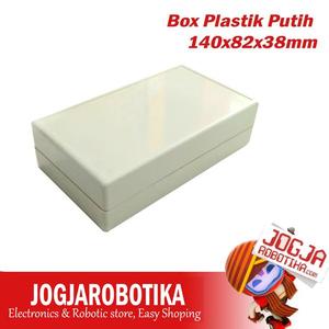Jual BOX PLASTIK Instrument Elektronik PUTIH 140X82X38MM last stok ...