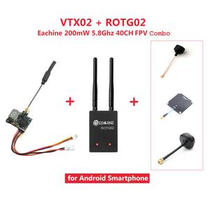 Jual Eachine VTX02 + ROTG02 FPV Combo 5.8G 40CH 200mW Diversity Audio ...