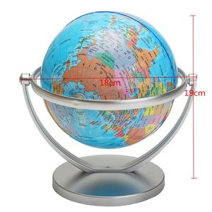 Jual World Globe Earth Ocean Atlas Map With Rotating Stand Geography ...