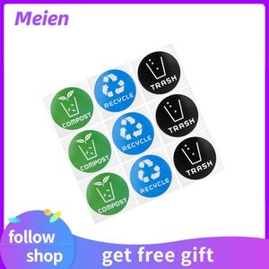 Jual Set 60 Pcs Stiker Label Sampah Daur Ulang Untuk Logam Plastik ...