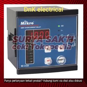 Jual IDMT Overcurrent Relay merk MIKRO type NX 233a-240a (pengganti ...