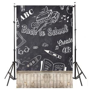 Jual 3x5FT Kembali Untuk Sekolah Papan tulis Fotografi Backdrop ...