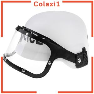 Jual Kids Police Riot Helmet, Cop Motorcycle Visor Hat cy Dress Pretend ...