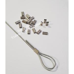 Jual Crimp Ferrule Stainless 1.5mm Ferol Seling Wire Rope Klem Kawat ...