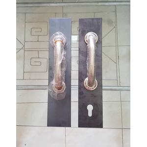 Jual Handel Stainless U Tekuk Pintu Folding Gate Harmonika Rolling ...