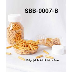 Jual SBB-0007-B Sprinkles sprinkle sprinkel 100 gram kapsul meses emas ...