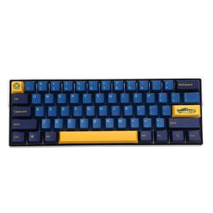 Jual MechZone 109 Keys Blue Yellow Keycap Set OEM Profile PBT Keycaps ...