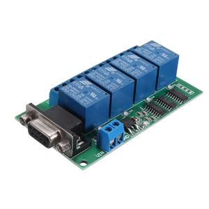 Jual 4 Channel RS232 Relay Board PC USB UART DB9 Remote Control - Kota ...