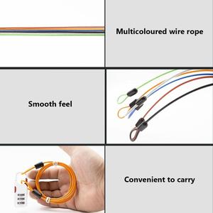 Jual Steel Wire Rope Outdoor Travel Security Loop Cable Lock ...