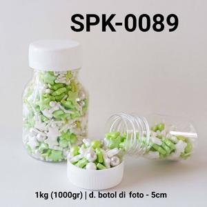 Jual SPK-0089 Sprinkles sprinkle sprinkel 1kg 1 kilo bintang hijau ...