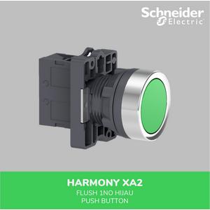 Promo Schneider Electric Push Button Flush 22mm 1NO Hijau XA2EA31 ...