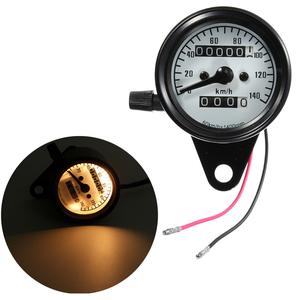 Jual Sepeda motor dual Odometer Speedometer Teknik Gauge Putih ...