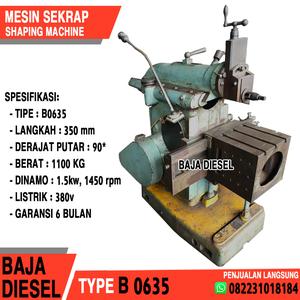 Jual Mesin Sekrap Langkah 35 / Shaping Machine (bekas) - Kota Medan ...