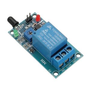 Jual Flame Flare Detection Module Flame Sensor 12V Relay Board Infrared ...