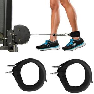 Jual Sports Ankle Strap Double D-ring Gym Leg Pulley Strap Lifting ...