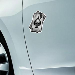 Jual Car sticker 13x7.7cm Ace of Spades Reflective Auto Motorcycle ...