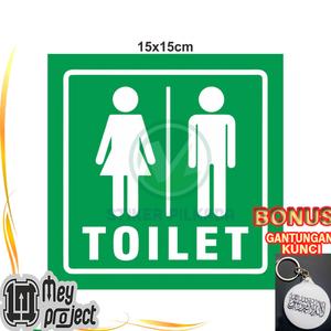 Jual STIKER VINYL TOILET 15X15CM Keren | kece | viral - Kab. Bekasi ...