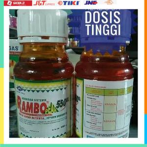 Jual HERBISIDA RACUN OBAT RUMPUT SISTEMIK DOSIS TINGGI RAMBO PEAK 250ML ...