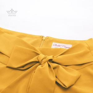 Jual Rok Model A-Line High Waist dengan Ikatan Simpul, Warna Polos ...