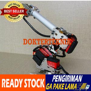 Jual Stainless Steel Robot Arm Metal Robotic Manipulator with DIY 6 ...