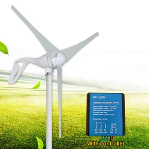 Jual AN 100W 12V 24V 3 Blades Wind Turbine Generator White + Wind ...