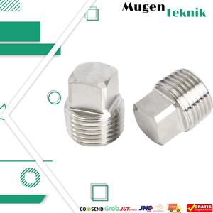 Jual 3/4" Square Plug Stainless Steel 3/4" - Jakarta Barat - Mugen ...