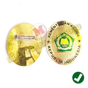 Jual Pin Kementerian Agama Peniti Lencana Pin Logo Kemenag Oval - Kab ...