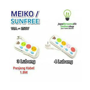 Jual LF558 Stop Kontak Colokan 3 Lubang 4 Lubang Saklar Individual ...