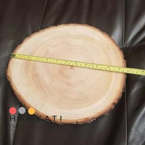 Jual potongan kayu, wood slice diameter 30cm - 20 cm, 1.5cm - Kota ...