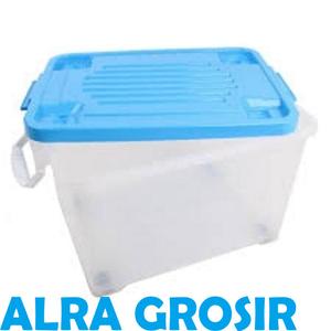 Jual Container Box Plastik 50 Liter Dengan Roda Kotak Penyimpanan ...