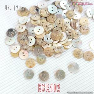 Jual Kancing Kerang Putih Kancing Baju Hias DIY 12mm (isi 12) KCR102 ...