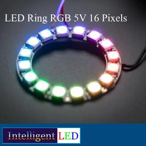 Jual LED Ring Addressable RGB 5V 16 Pixels LED support Arduino ...