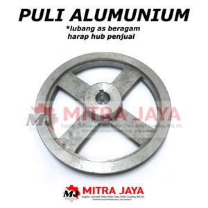 Jual PULI ALUMUNIUM A1 x 9 inch PULLY POLI PULLEY 1 JALUR ALUR 9 ...