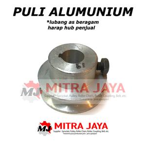 Jual PULI ALUMUNIUM A1 x 2 inch PULLY POLI PULLEY 1 JALUR ALUR 2 ...
