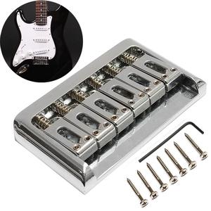 Jual 6 String Fixed Bridge Guitar Part Hardtail Bridge For Electric ...